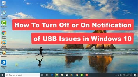 Desactivar O Activar Notificaciones De Problemas USB En Windows Mundowin