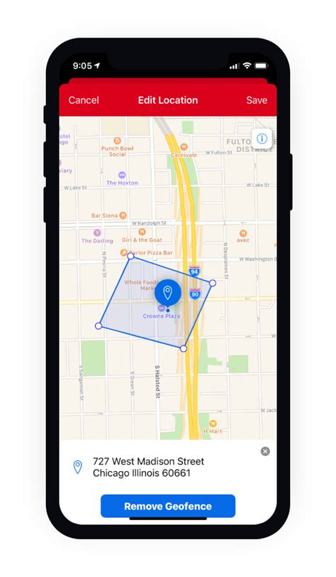 Edit Or Delete A Geofence