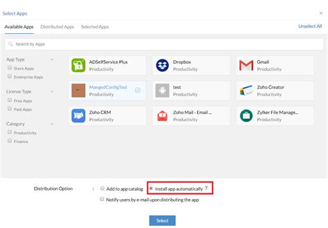 manage android app lifecycle manageengine mobile device manager plus msp