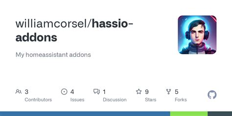 Github Williamcorselhassio Addons My Homeassistant Addons
