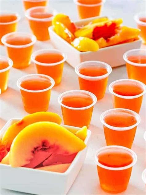 Best Peach Jello Shots Recipe Copykat Recipes