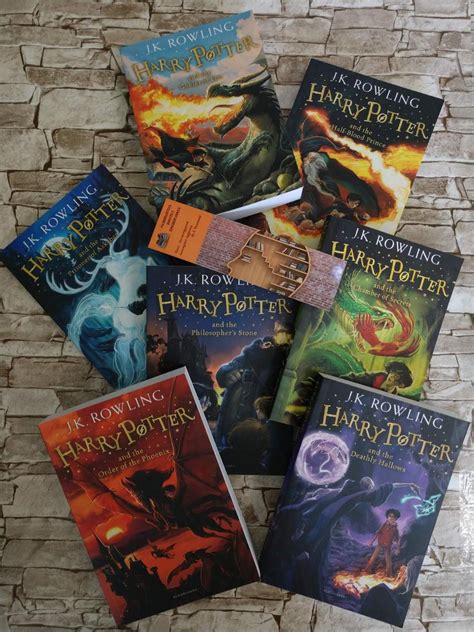 Набор книг "Harry Potter", "Гарри Поттер" Дж. К. Роулинг на английском ...