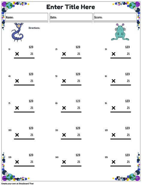 Create Multiplication Worksheets In Excel