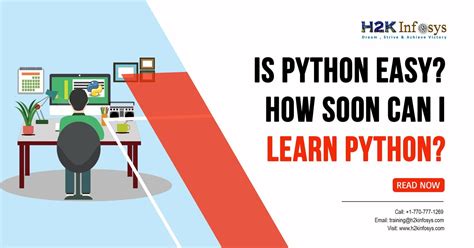 Is Python Easy How Soon Can I Learn Python H2k Infosys Blog