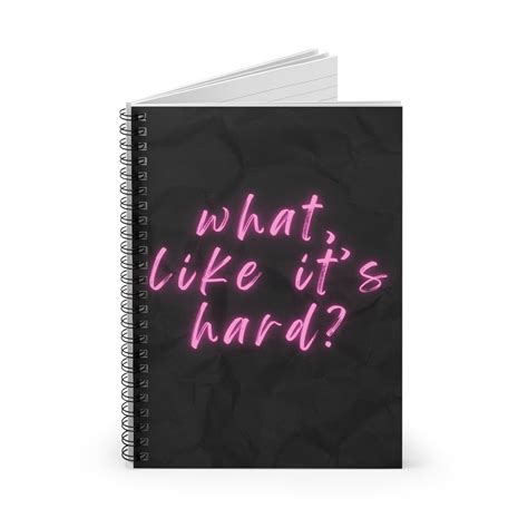Gym Notebook Spiral Notebook Ruled Line Etsy