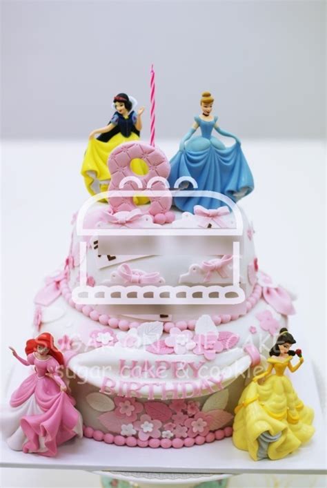 슈가온더케이크 4디즈니 공주 케익 Princess Cake 보정동슈가케익키즈카페케익어린이생일케익 초등학생 생일파티