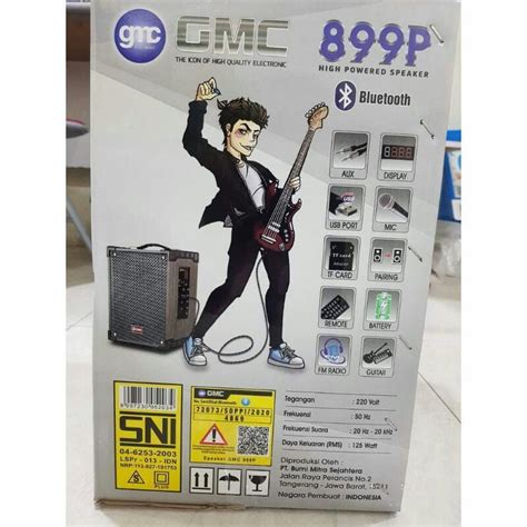 Speaker GMC 899P BLUETOOTH FRE MIC WIRELESS Elektronik Audio Di Carousell