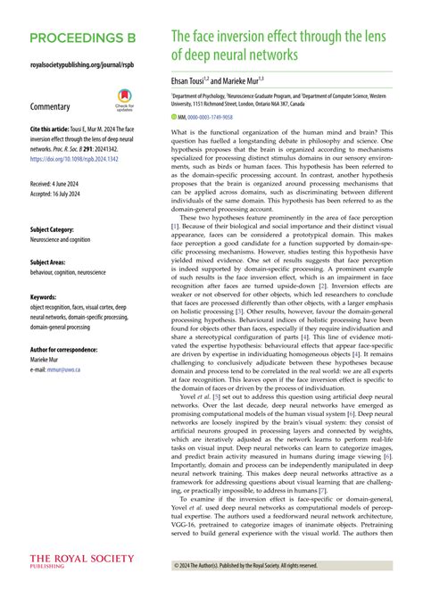 The Face Inversion Effect Through The Lens Of Deep Neural Networks