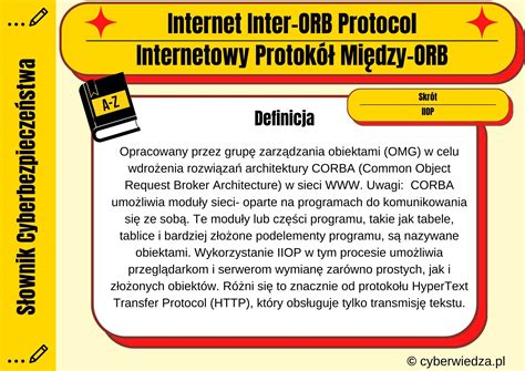 Internet Inter Orb Protocol Internetowy Protokół Między Orb