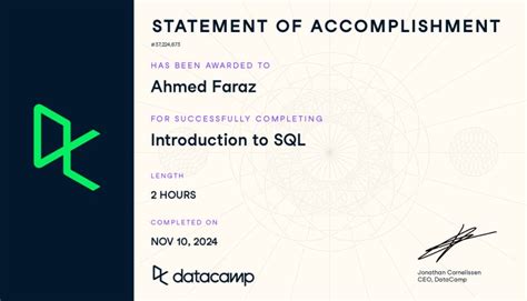 Sql Datascience Artificialintelligence Learningjourney Datacamp