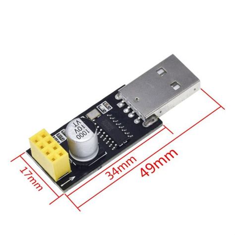 Ch340 Usb To Esp8266 Serial Wireless Wifi Module Adapter Board Ch340 Esp 01 Development
