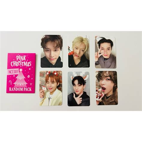 Nct 127 Pink Christmas Card Taiel Yuta By Jungwoo Mark Shopee Malaysia