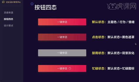『ui进阶』你真的了解ui按钮设计吗？ Ui设计教程无 虎课网