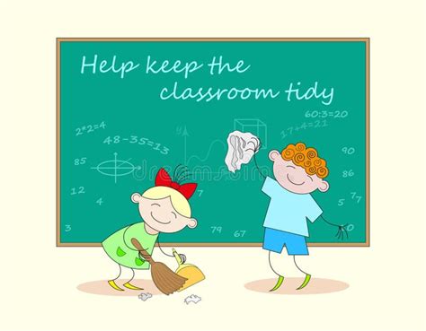 Tidy Classroom Stock Illustrations 1685 Tidy Classroom Stock
