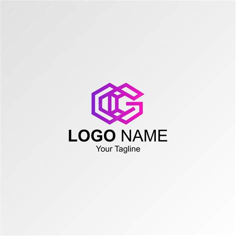 Premium Vector | A logo for a company that is made in the style of cg.