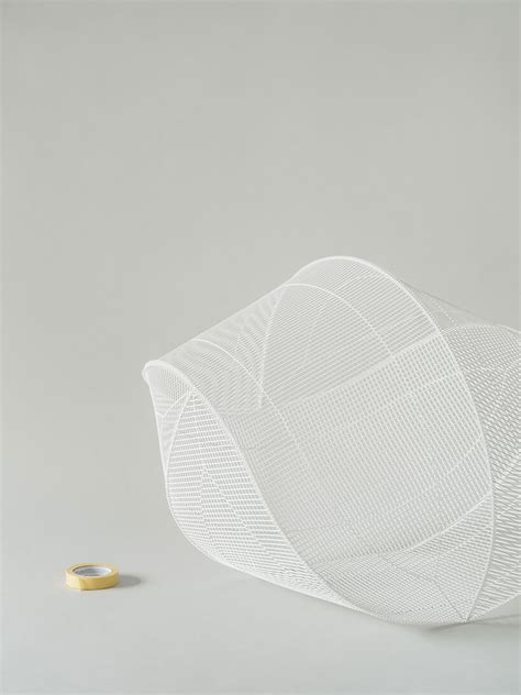 Raw Edges Introduces Eco Conscious Sculptural Mesh Lighting Series At