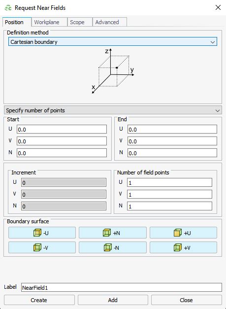 Requesting A Near Field Boundary