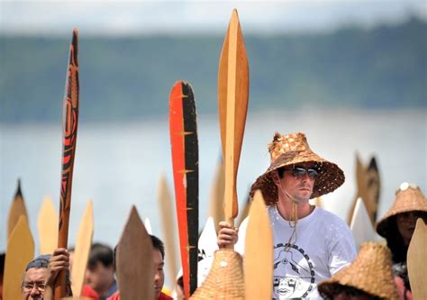Western Native American Tribes Join Annual Canoe Journey Across Puget