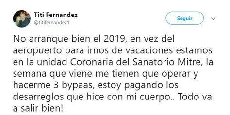 Tití Fernández Se Emocionó Al Hablar De Su Internación Los Doctores