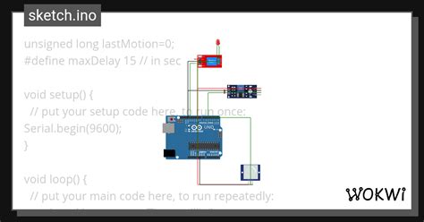Motion With Fan Wokwi Esp32 Stm32 Arduino Simulator