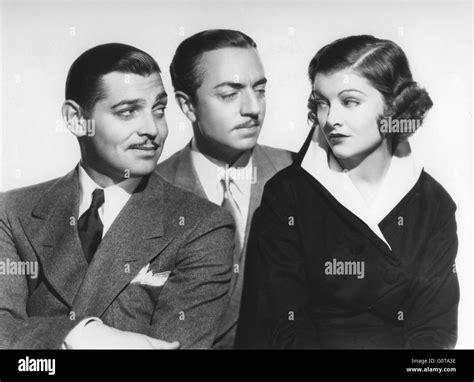 Clark Gable William Powell And Mirna Loy Manhattan Melodrama Directed By W S Van Dyke