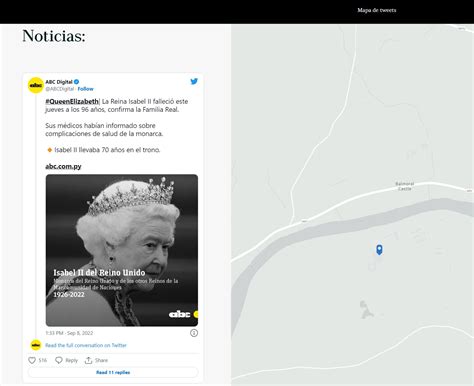 Mapa De Noticias The News Map On Twitter Ultima Hora Muere