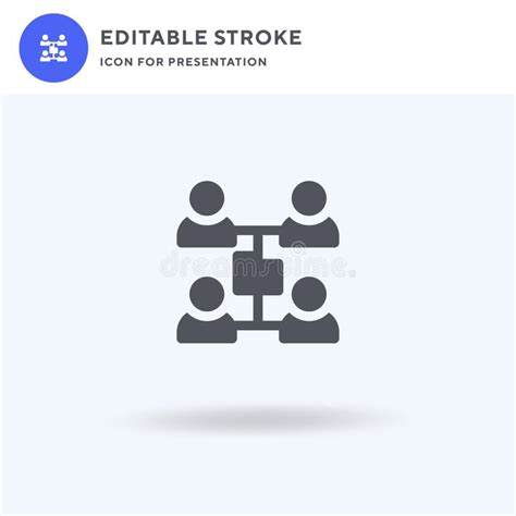Shared Folder Icon Vector Filled Flat Sign Solid Pictogram Isolated