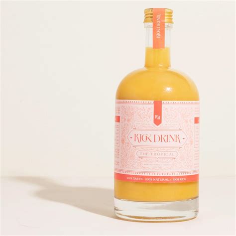 Non Alcoholic Natural Ginger Concentrates Kick Drink