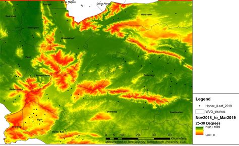 Seasonal Weather Variation Within Local Mesoclimates Explained Using