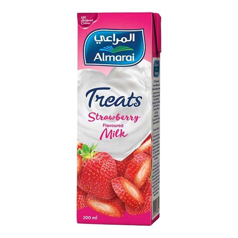 المراعي حليب فراولة ٢٠٠مل صاحب السعادة