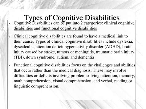 Ppt What Is A Cognitive Disability Powerpoint Presentation Free