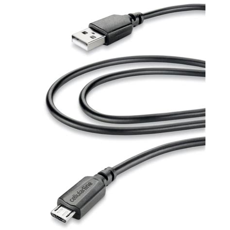 Cellularline Ladekabel Med Micro Usb Meter