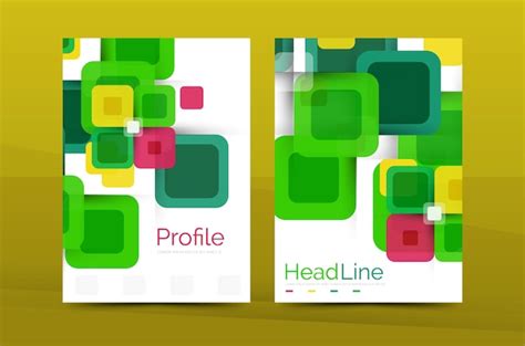 Premium Vector Geometric Abstract Background Business Company Annual