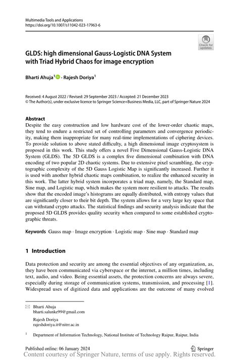 Glds High Dimensional Gauss Logistic Dna System With Triad Hybrid