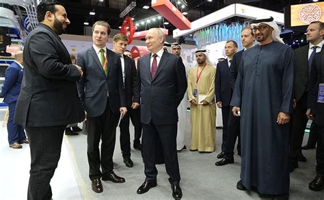 Встреча с Президентом ОАЭ Мухаммедом Аль Нахайяном Президент России