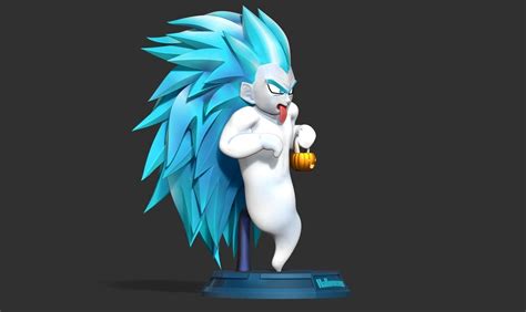Gotenks Ghost Ssj3 With Halloween 3d Model 3d Printable Cgtrader