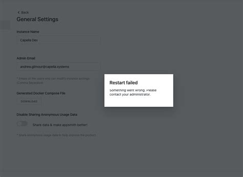 Bug User Is Unable To Set Smtp Server On Caprover And Digitalocean