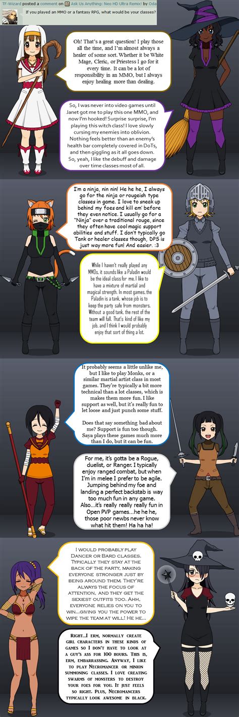 What Mmo Class Would You Play By Odachi65 On Deviantart