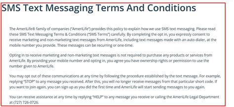 Privacy Policy And Terms And Conditions For Sms Marketing Termsfeed