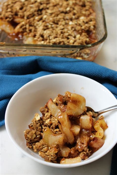 Healthy Vegan Apple Crisp No Oil Hassle Free Vegan