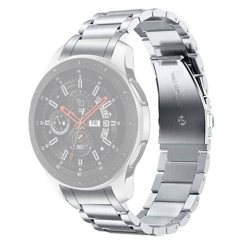 Samsung Galaxy Watch Mm Full Fit Metallarmband Silber