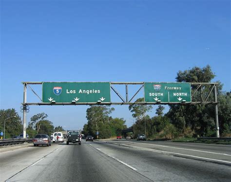 Interstate 5 In Los Angeles County Orange County To San Bernardino Freeway