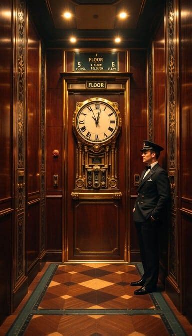 Free Vintage Elevator Elegance Image Vintage Elevator Artdeco