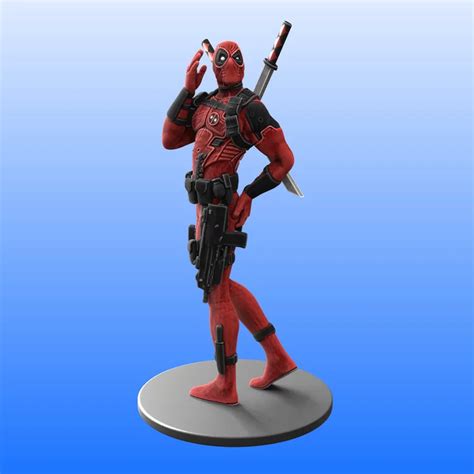 Deadpool 3d Print Model Free High Quality Models For Your Projects