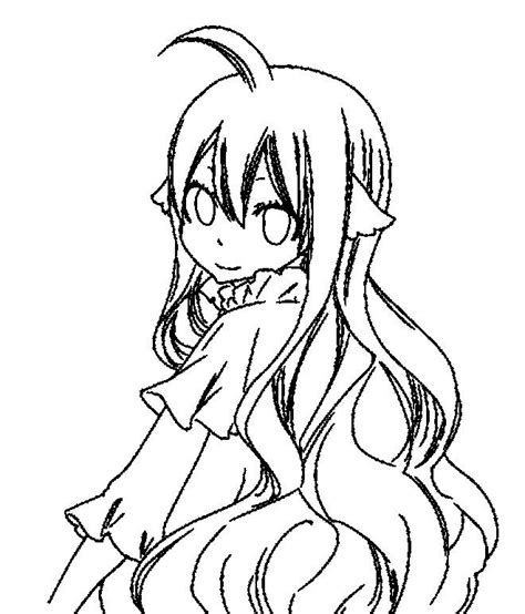 Coloriage Fairy Tail Mavis Vermilion dessin gratuit à imprimer