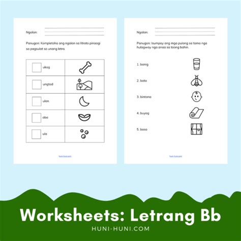 Letrang Bb Sinugbuanong Binisaya Worksheets Huni Huni
