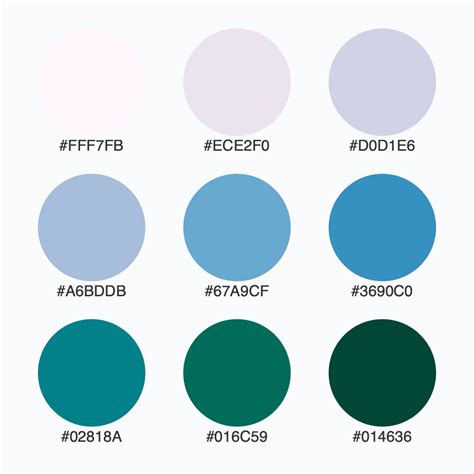 Pubugn 9 Beautiful Color Palettes For Your Next Design ·