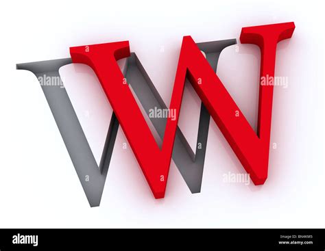 Letter W High Resolution Stock Photography And Images Alamy