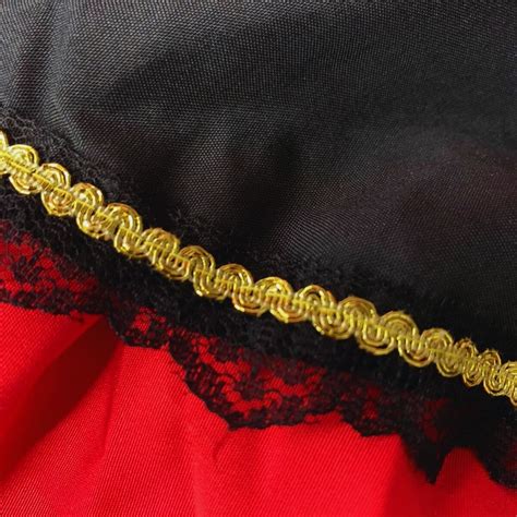 Fantasia Espanhola Feminino Adulto Vestido De Babados Véu Com Rosas