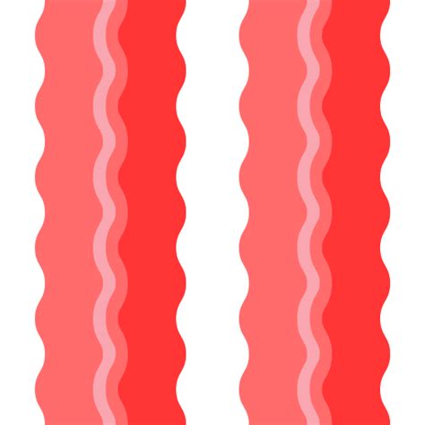 Bacon Basic Straight Flat Icon
